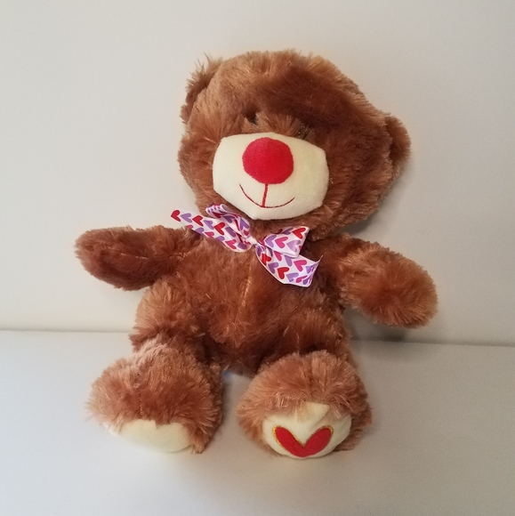Hugfun | Toys | Hugfun Stuffed Animal Teddy Bear With Bow | Poshmark